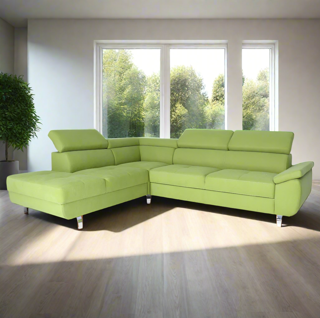 Coltar Extensibil cu tetiere Natalie Material Premium Agache – Mobilă ...